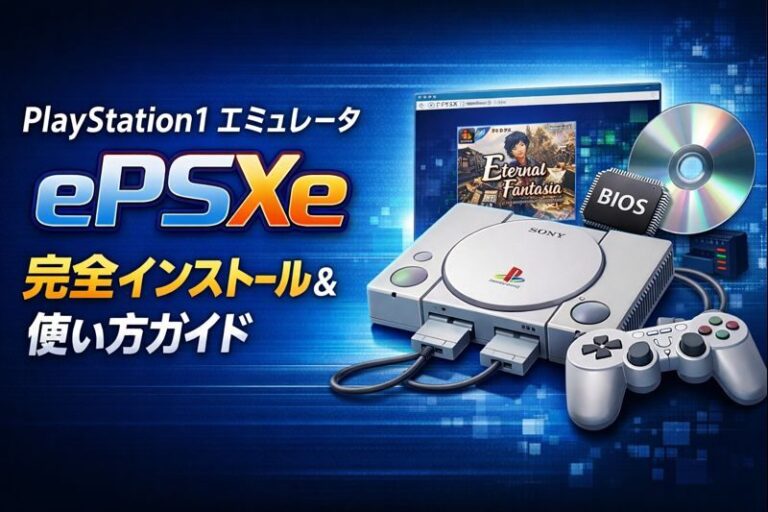 PlayStation1 エミュレータ ePSXe の完全インストール＆設定ガイド（Windows/Mac/Linux対応） | azagame -ゲームブログ-